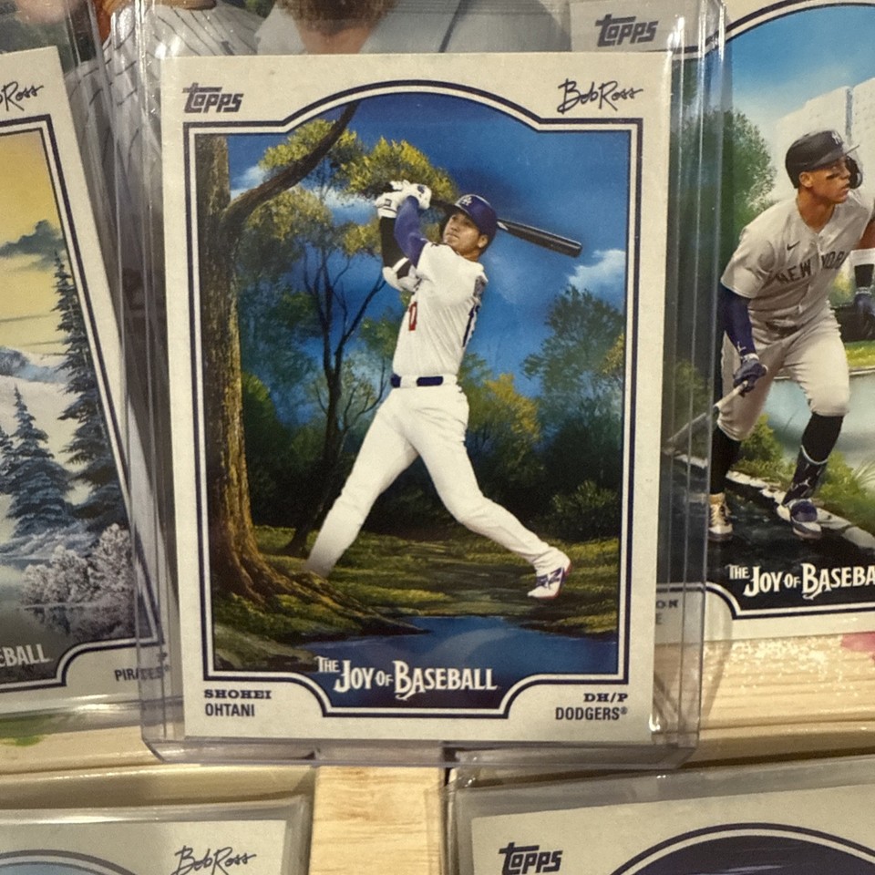 🔥2025 Topps x Bob Ross The Joy of Baseball COMPLETE 100 CARD SET+BOX ...