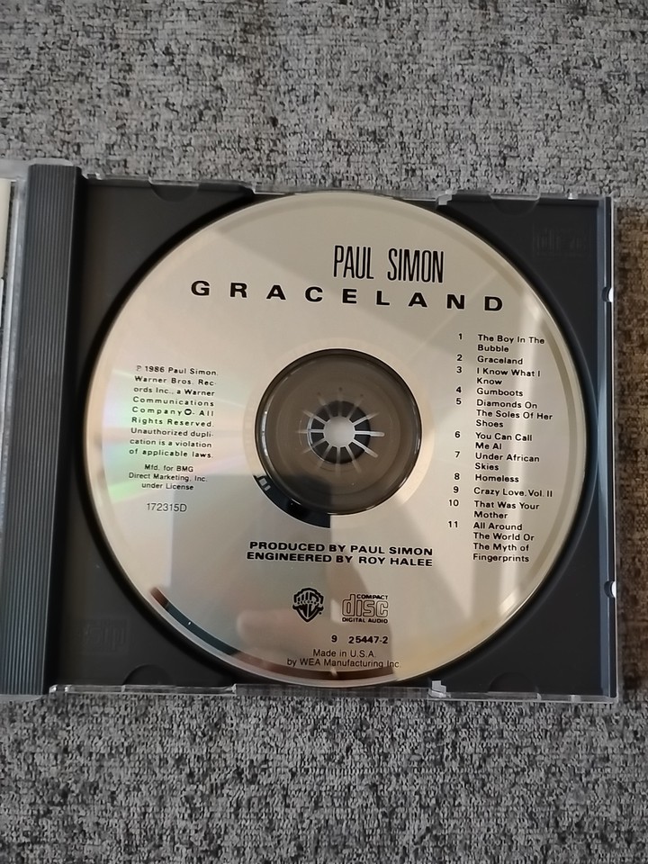 PAUL SIMON - GRACELAND CD ENHANCED CD | eBay