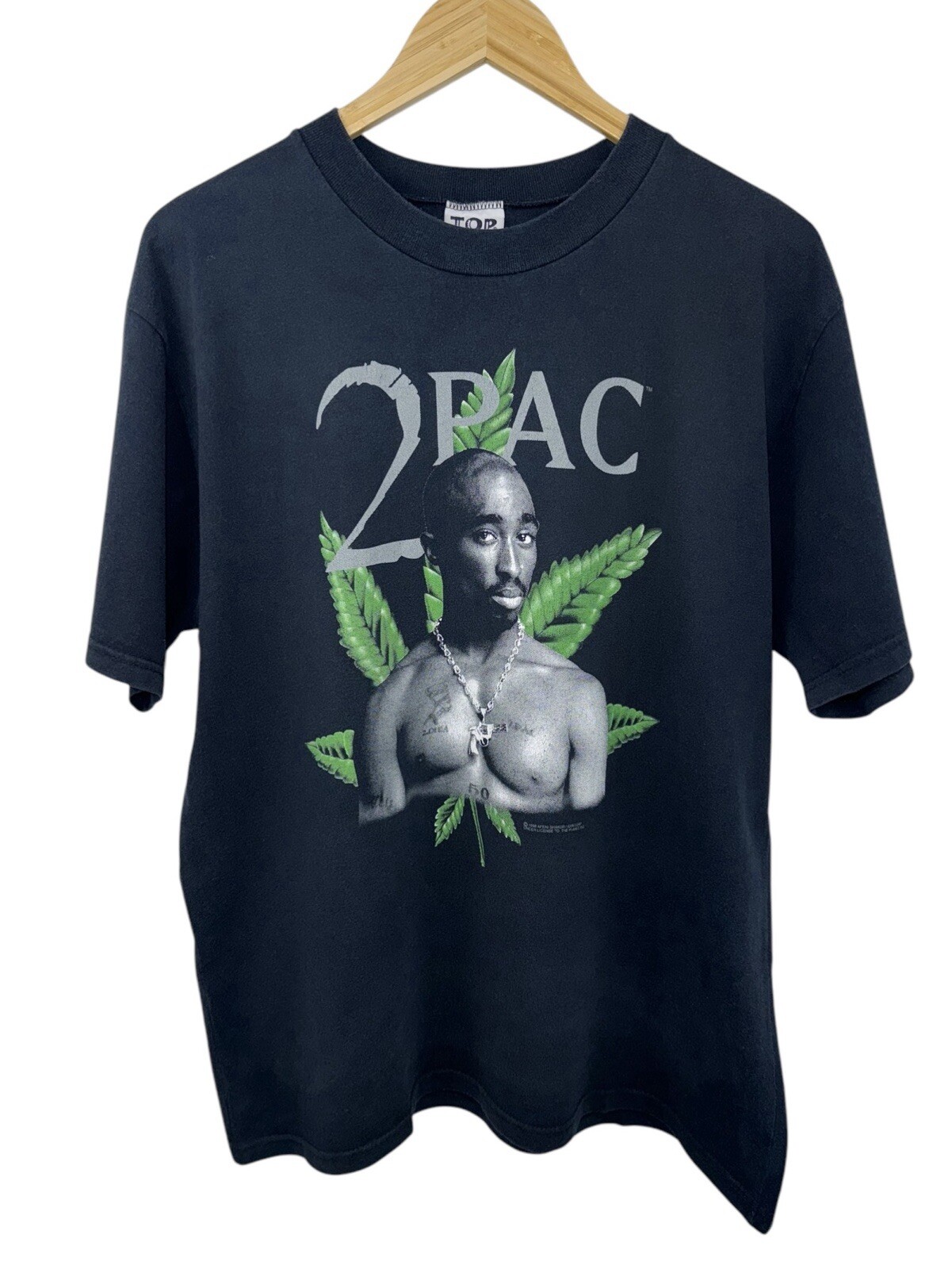 Vintage 1998 2Pac Tupac Shakur Weed Marijuana Rap Tee… - Gem