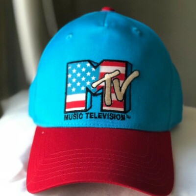 MTV Music Television Hat Cap One Size Fits All Vintage Logo Genuine MTV ...