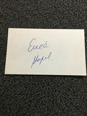 ERICA GIMPEL - ACTRESS - FAME - AUTOGRAPH SIGNED - INDEX CARD ...