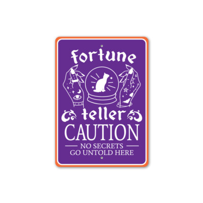 Foutune Tell No Secrets Untold Metal Sign | eBay
