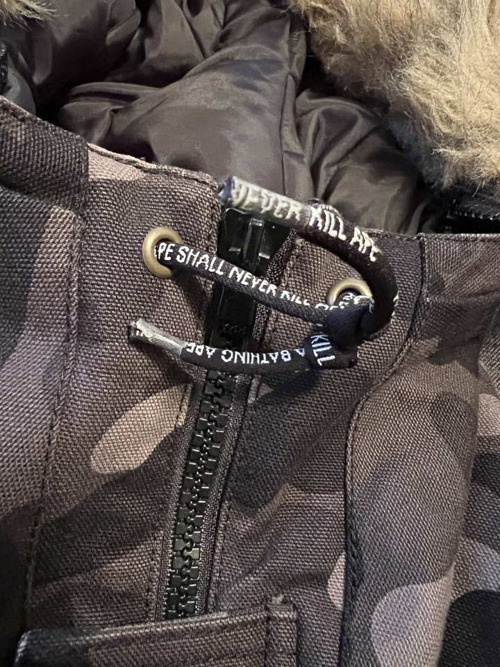 Bape Carhartt Fur Jacket | eBay