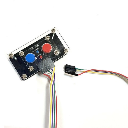 PC Case Power Desktop Computer Supply OFF/ON Reset Button Switch with ...