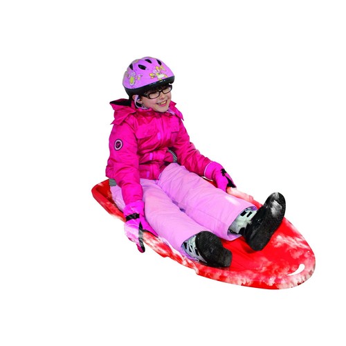 New 48" Sno Cruiser Toboggan, Two-Rider Sled,Tough Polyresin, Red | eBay