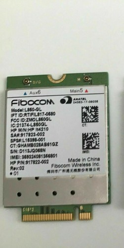 HP WWAN Card It4210 LTE M.2 Fibocom L850-gl L15398-001 for sale online ...