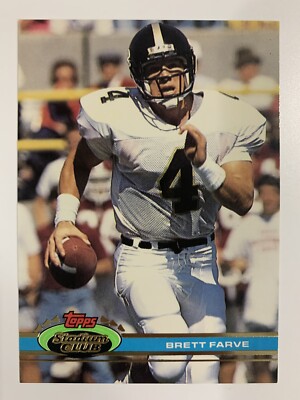 1991 TOPPS STADIUM CLUB BRETT FAVRE #94 ROOKIE RC GEM MINT PRISTINE ...
