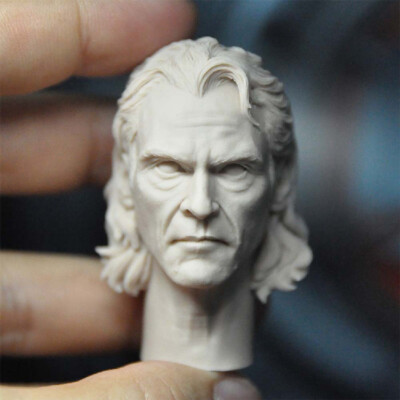 1/6 Scale The Joker Serious Joaquin Phoenix Head Sculpt Unpainted Fit ...