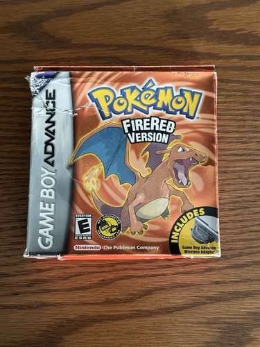Pokemon FireRed Version Authentic Box Only No Inserts No Game Gameboy ...