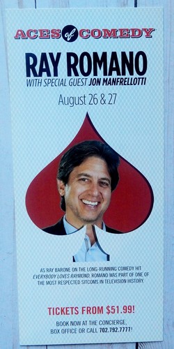 Ray Romano Las Vegas Promo Advertising Card The Mirage Everybody Loves ...