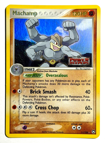 Machamp - 11/108 EX Power Keepers - Reverse Holo - Stamped - Pokemon ...