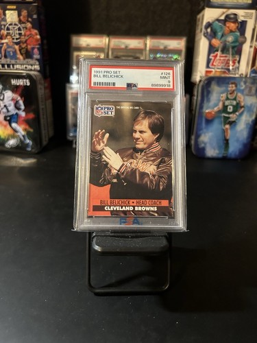 1991 PRO SET BILL BELICHICK #126 ROOKIE RC COACH NEW ENGLAND PATRIOTS ...