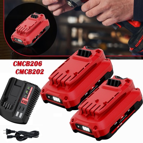 For Craftsman V20 Battery/ Charger CMCB205 CMCB206 CMCB204 CMCB202 ...