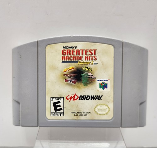 Midway's Greatest Arcade Hits: Vol. 1 (Nintendo 64, 2000) N64 Authentic ...