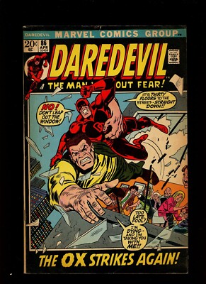 Daredevil #86 1972 FN- 5.5 High Definition Scans** | eBay