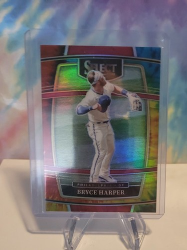 Bryce Harper 2022 Select Baseball Tie Dye 9/20 Philadelphia Phillies ...