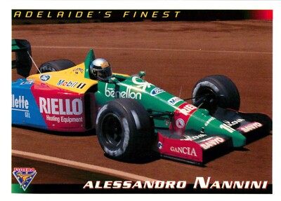 1994 AUSTRALIAN GRAND PRIX Formula 1 Card ALESSANDRO NANNINI Futera ...