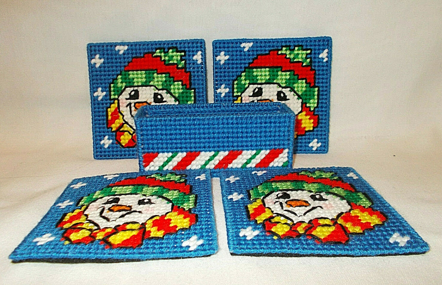 Handmade Plastic Canvas Coaster Sets | eBay