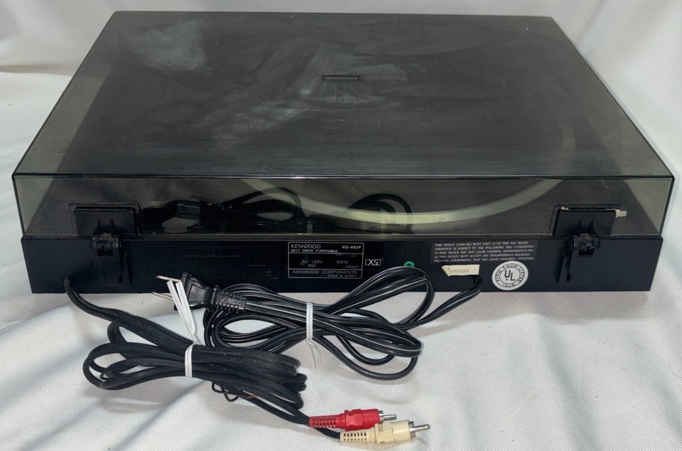 Kenwood KD-492F Record Player Turntable, Tested!! Working!! | eBay