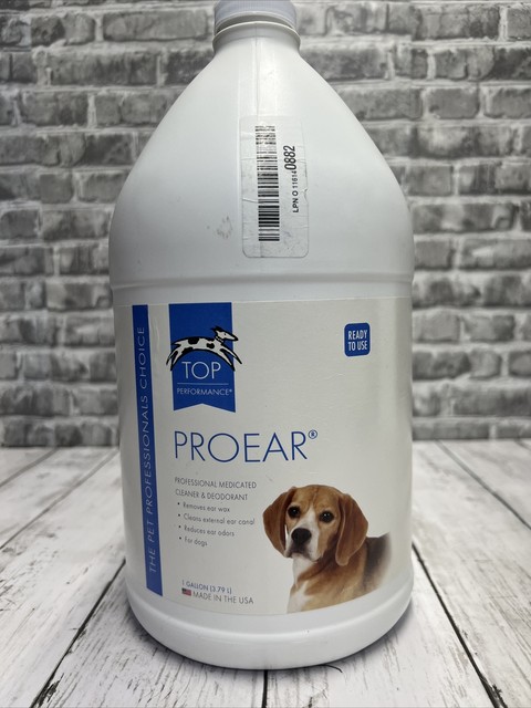 Top Performance ProEar Professional Medicated Dog and Cat Ear Cleaner ...
