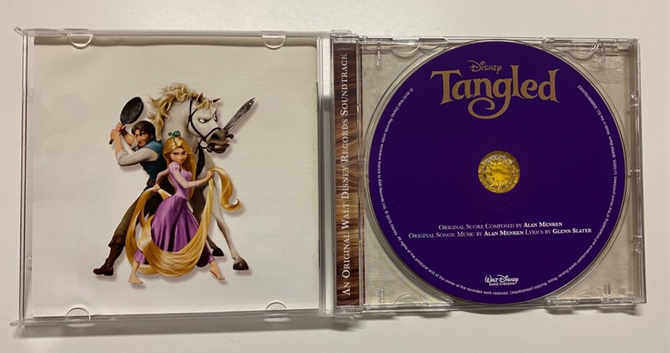 cd Tangled Disney Rapunzel colonna sonora soundtrack | eBay