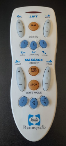 SEALY REFLEXION 4 TRURC-N5 RIZE REMOTE CONTROL LIFT CUSTOMATIC ...