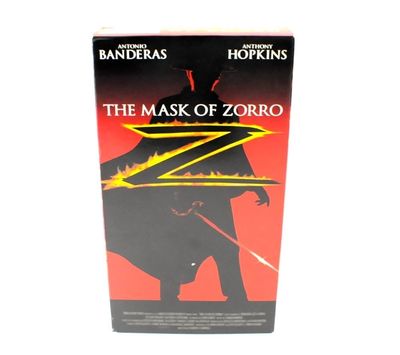 The Mask of Zorro VHS Tape Movie | eBay