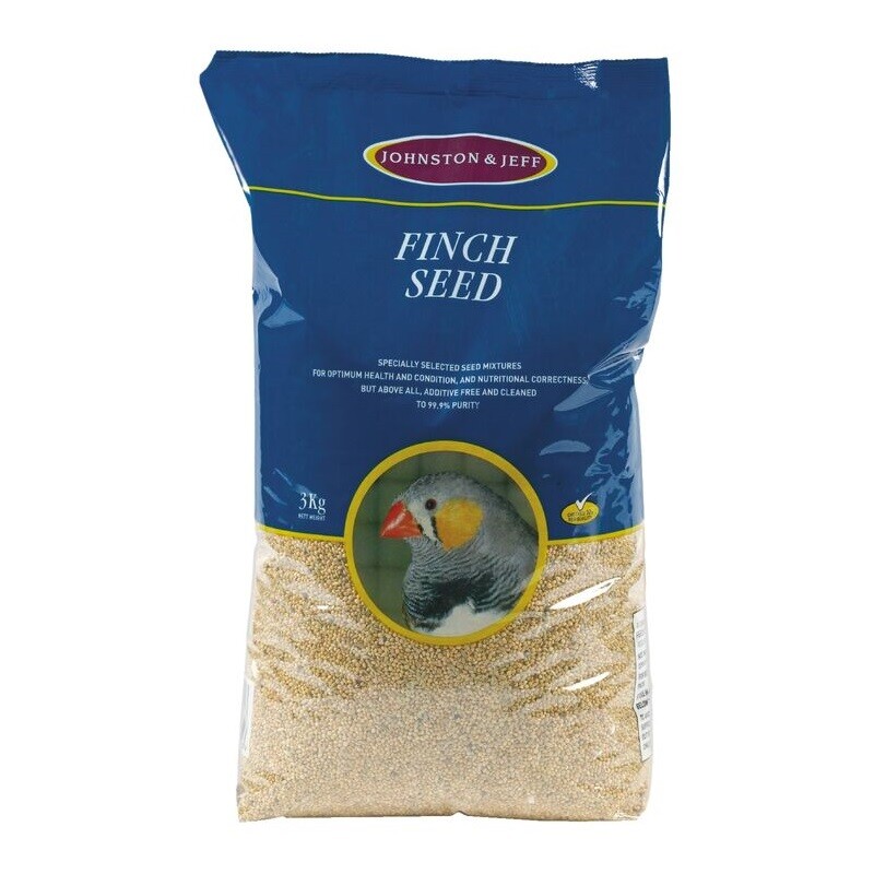 FINCH SEED - (1kg to 12kg) - Johnston & Jeff Foreign Finches Food Bird ...