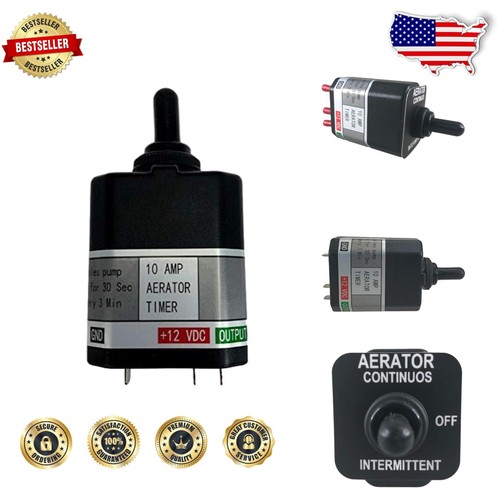 Water-Resistant 12V Timer Switch for Aerator Pumps – Efficient ...