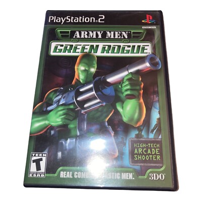 ART COVER AND BOX ONLY PS2 Army Men Green Rogue (2001) 790561508519| eBay