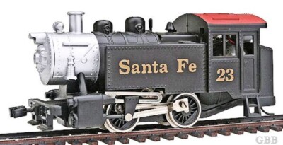 HO Scale AT&SF SANTA FE 0-4-0 Tank Locomotive Model Power New in Box ...