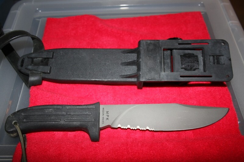 Original Vintage Mission Knives MPK Titanium Knife | eBay