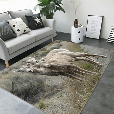 3D Bighorn Sheep G017 Animal Non Slip Rug Mat Elegant Photo Carpet ...