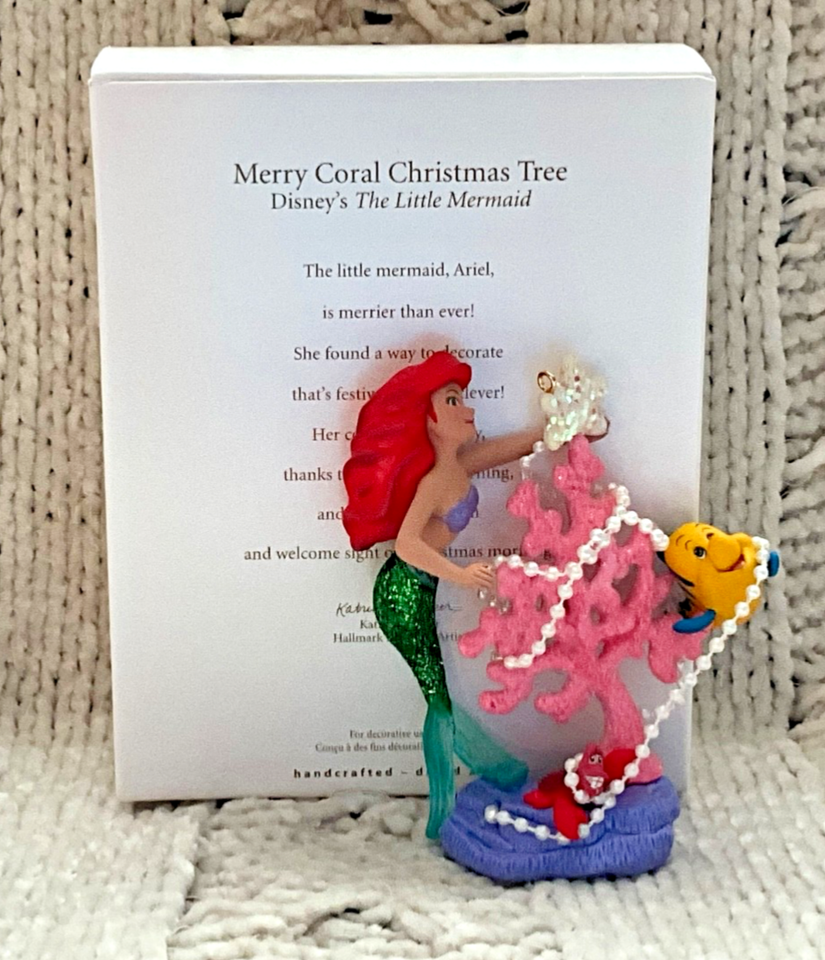 Merry Coral Christmas Tree Disney's The Little Mermaid Hallmark ...