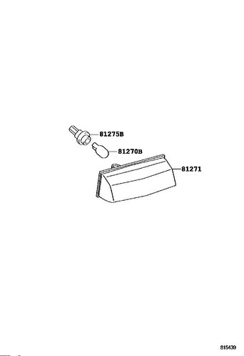 For Toyota Prius License Plate Marker Light Bulb Socket Connector 90075 ...
