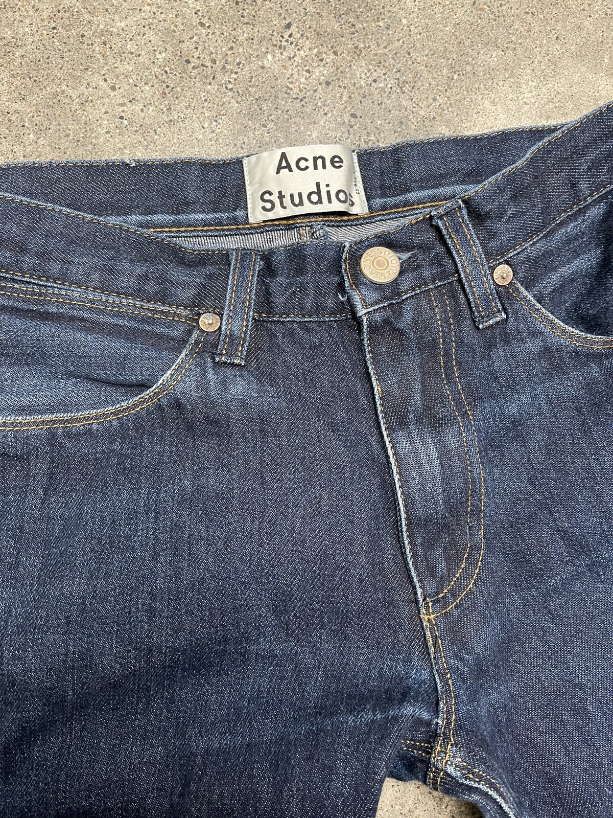Acne Studios “Max Raw” Men’s Jean “31/32” - Gem