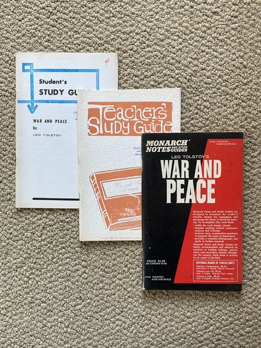 War And Peace Study Guides | eBay