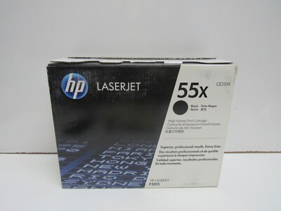 GENUINE HP CE255X (55X) TONER CARTRIDGE | eBay