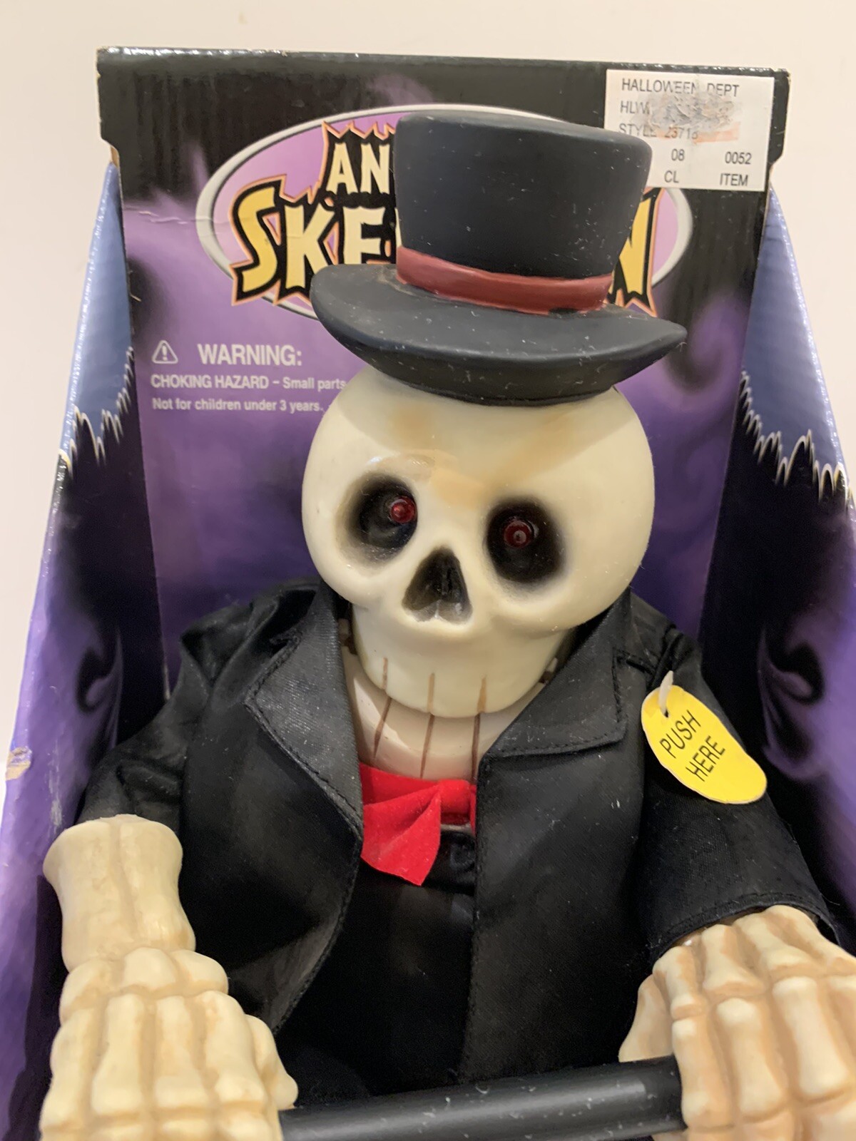 Vintage Gemmy 1998 Animated Skeleton #23718 | eBay