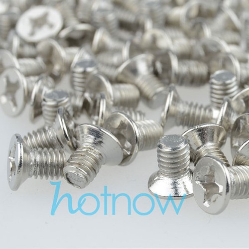 100 screws M3 x 5mm Flat head for 2.5" hard drive hot swap Caddy TRAY ...