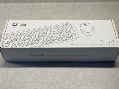 Candy XR Wireless Keyboard & Mouse Combo Purple 2.4G for Laptop Desktop ...