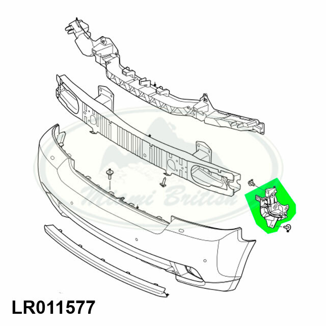 LAND ROVER FRONT FENDER BRACKET LH RANGE 10-12 LR011577 OEM | eBay