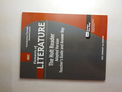 Holt Elements of Literature: The Holt Reader, Adapted Version Teachers ...