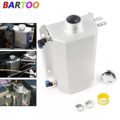 Universal 2L Aluminum Radiator Coolant Overflow Expansion Water Bottle ...