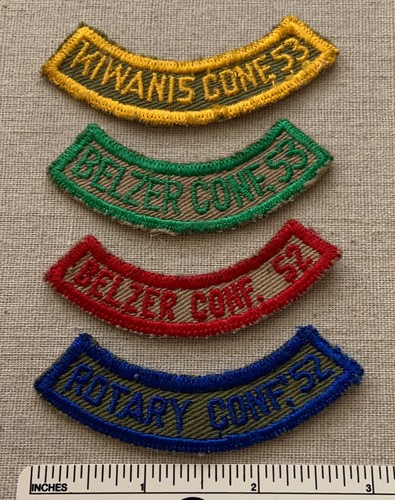 4 1952 & '53 CAMP BELZER & ROTARY KIWANIS CONFERENCE Boy Scout Segment ...