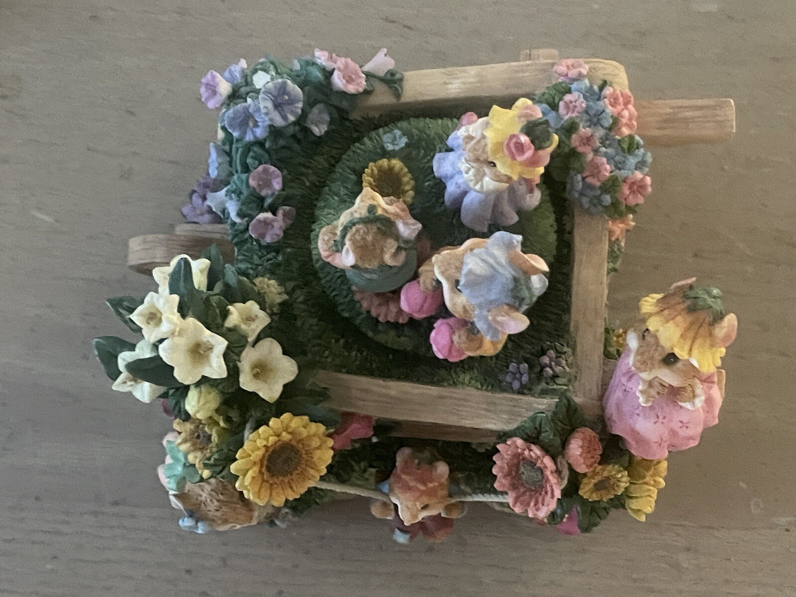 San Francisco Music Box Spring Mice Flowers Wheelbarrow My Favorite ...