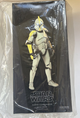 SIDESHOW Star Wars Clone Commander Phase I Armor 1/6th Figure SDCC ...