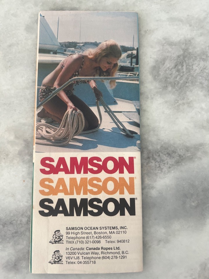 Vintage Samson Know Your Ropes Rope Splicing Kit / Instructions ...