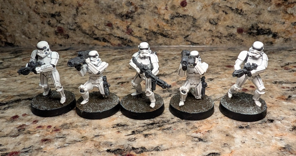 Star Wars Legion Miniatures Stormtroopers - 20 Figures Painted | eBay