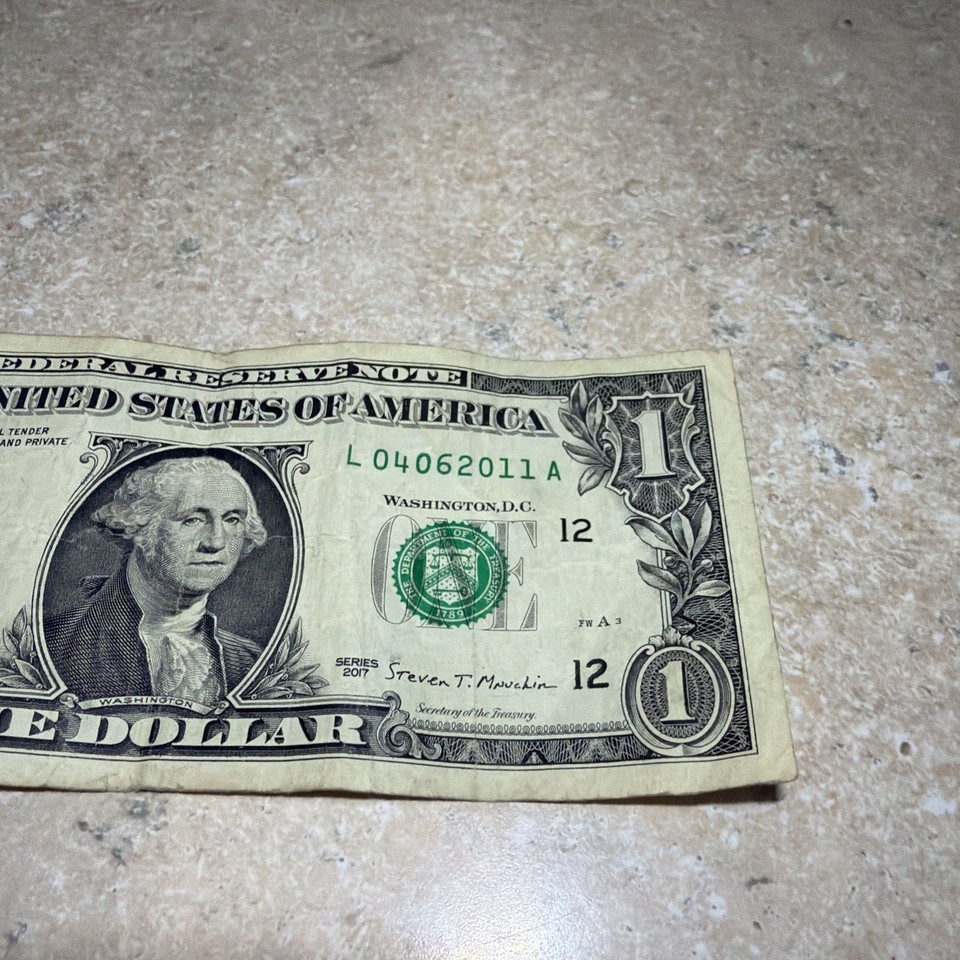 Birthday Note-April 6th, 2022-Fancy Serial Number Bill- L04062011 A | eBay